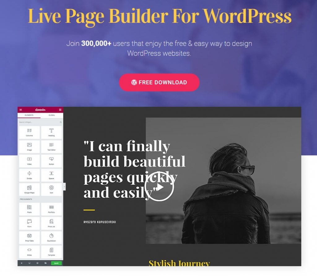 Elementor – Page Builder for WordPress Review - FastWebHost - Web Hosting Blog