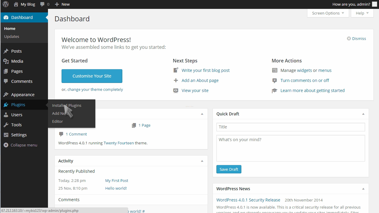 How to manage plugins in WordPress? | FastWebHost WordPress Tutorials
