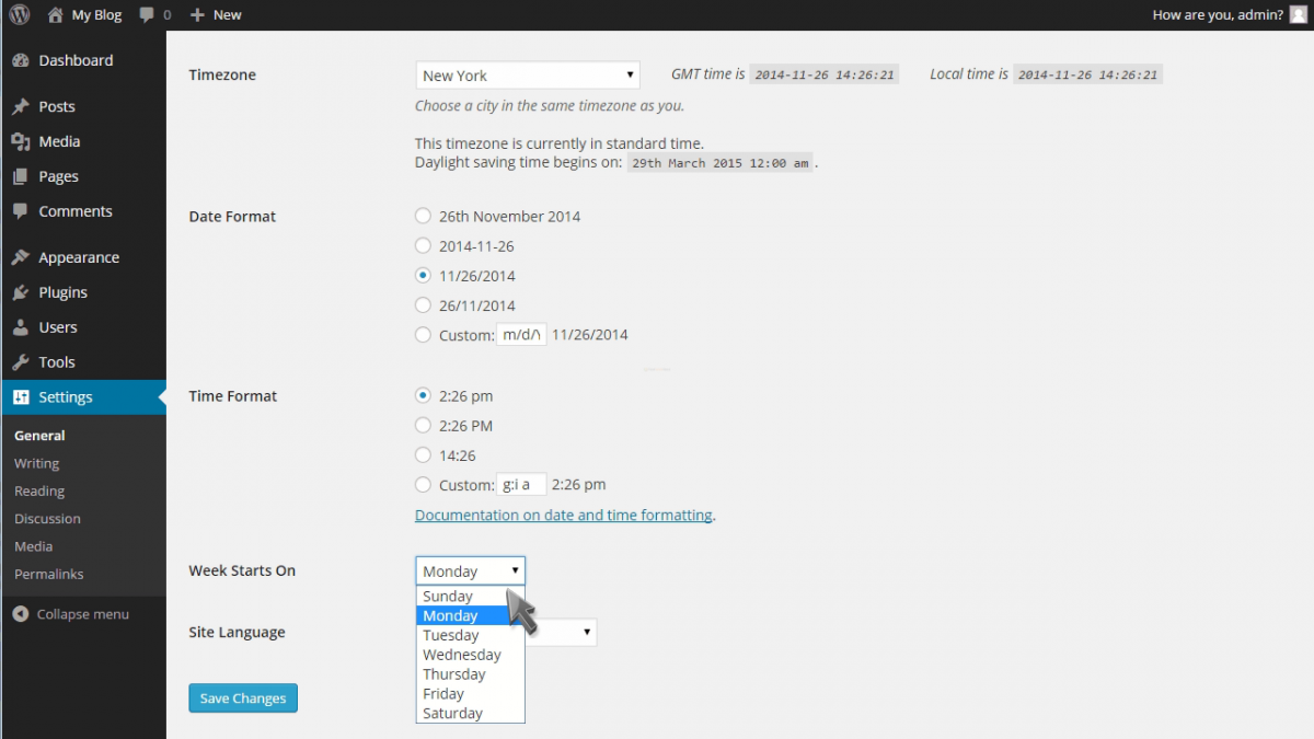 How to configure your settings in WordPress? | FastWebHost WordPress Tutorials