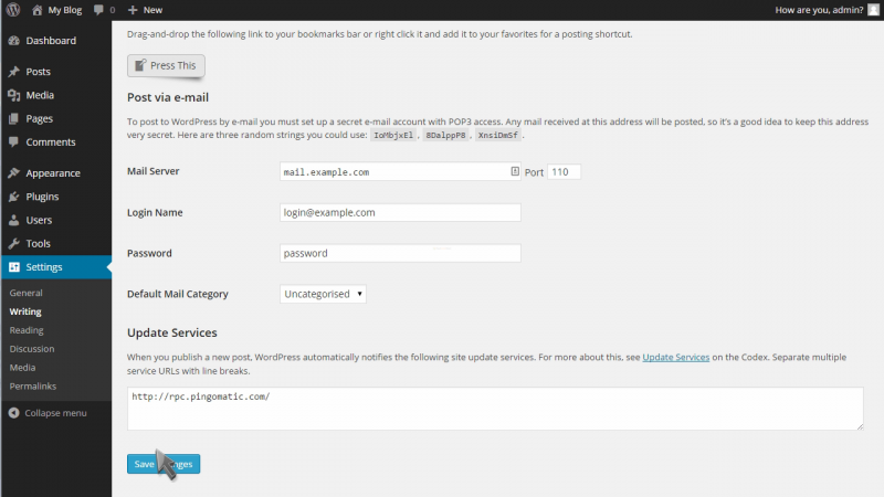 How to configure your settings in WordPress? | FastWebHost WordPress Tutorials