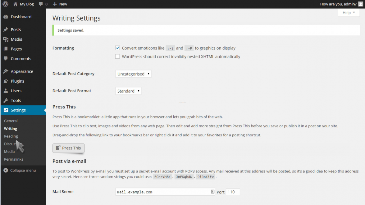 How to configure your settings in WordPress? | FastWebHost WordPress Tutorials