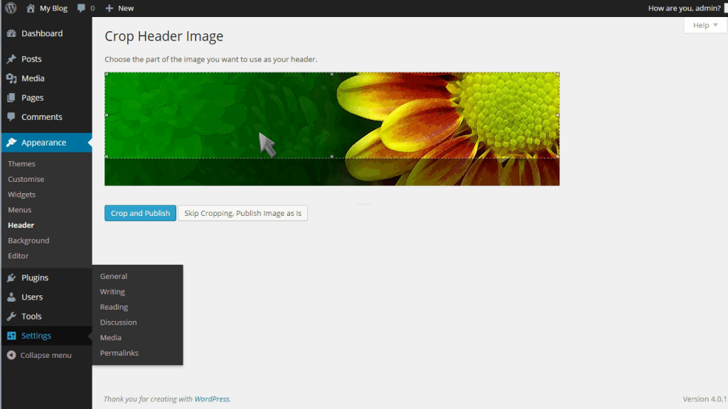 How to change your header in WordPress? | FastWebHost WordPress Tutorials