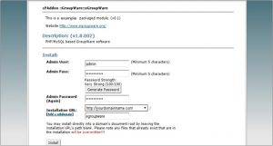 eGroupware Installation - FastWebHost Tutorials