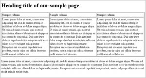 Sample HTML and CSS files - FastWebHost Tutorials