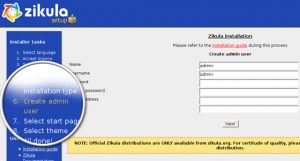 Zikula Installation Tutorial - FastWebHost Tutorials