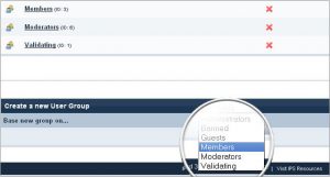 IPB User Groups - FastWebHost Tutorials