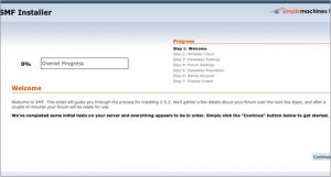 Manual Installation of SMF - FastWebHost Tutorials